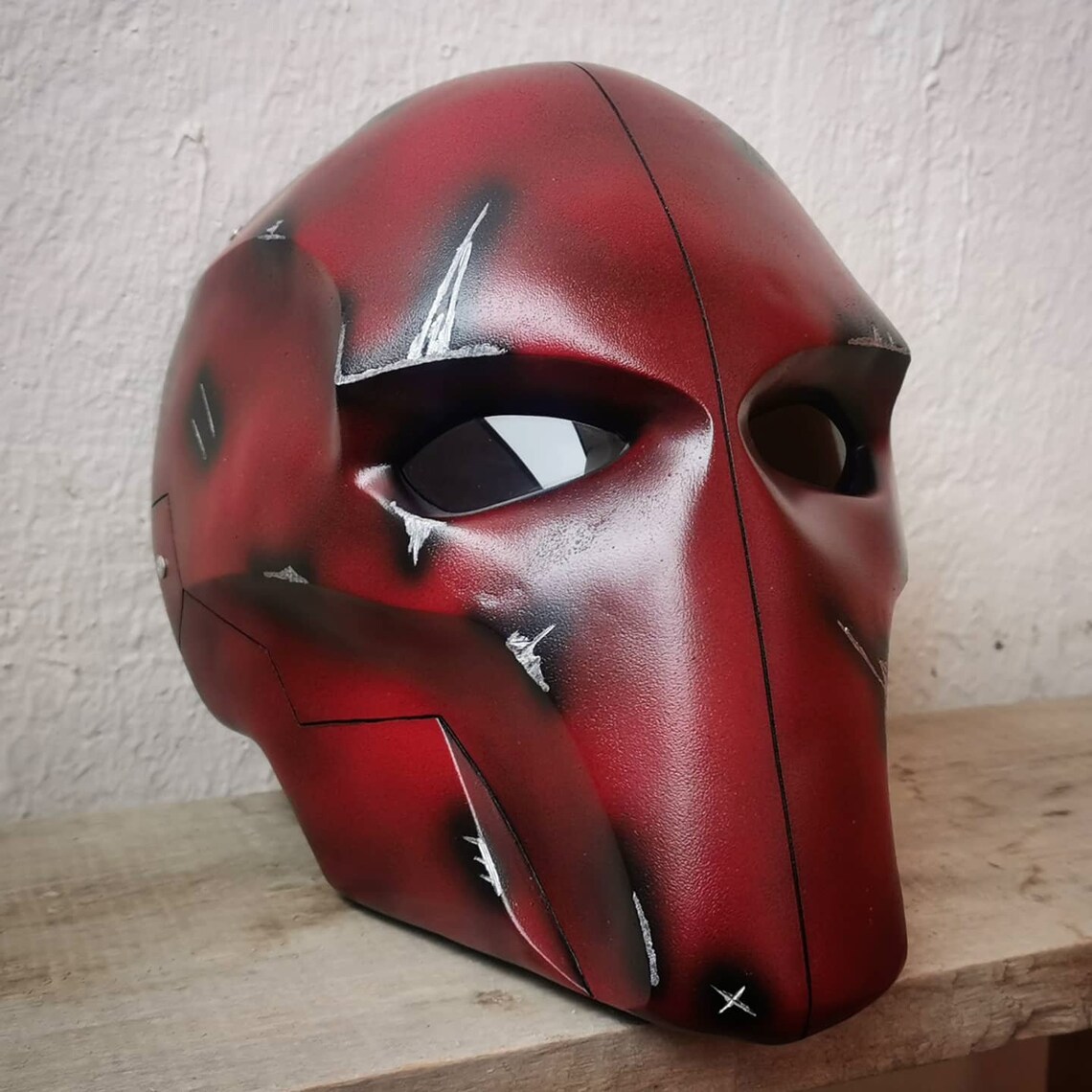 Redhood Mask Red Hood Helmet Jason Todd DC comics Batman | Etsy