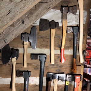 Axe Mount Hatchet Hanger Bracket Sword Dangler Axe Rack Display Hand ...