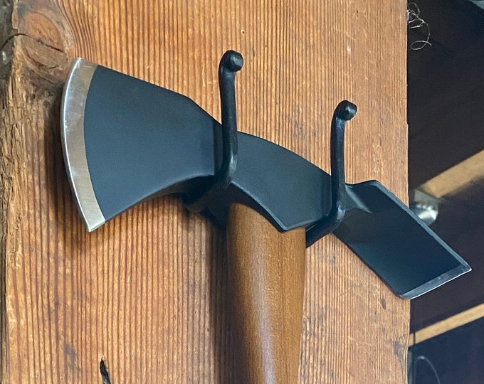 Walnut Sword, Axe, and Bow Displays - Etsy