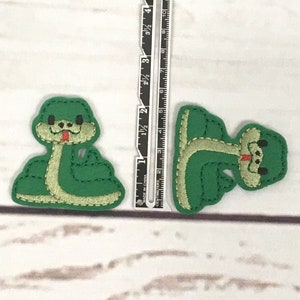 Snake Feltie, Serpent Feltie, Reptile Feltie, Animal Felties, Zoo ...