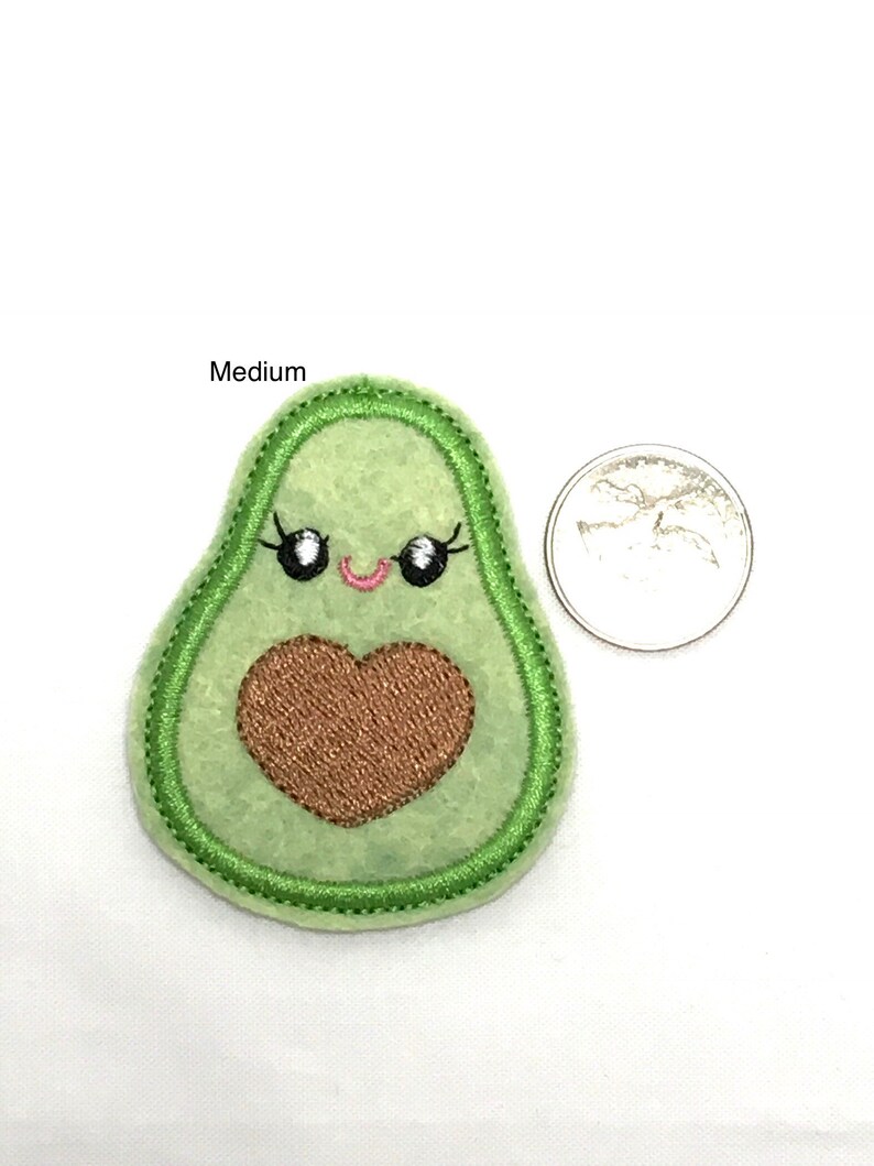 Avocado Feltie, Avocado Felties, Food Feltie, Felt Applique ...