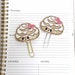 Cinnamon Roll Planner Clip, Breakfast Planner Clip, Cute Glitter ...