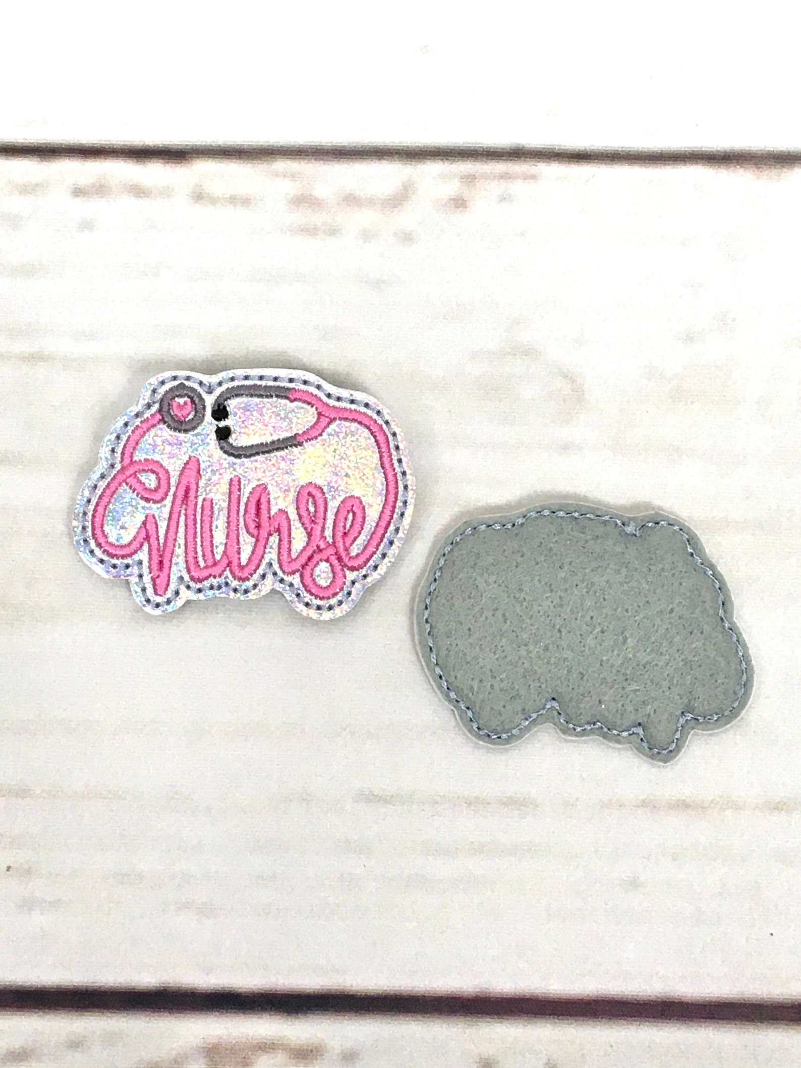 Nurse Stethoscope Feltie, Nurse Medical Feltie, Glitter Nursing Feltie ...
