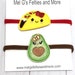 Taco Headband, Avocado Headband, Taco and Avocado Nylon Headband Set ...