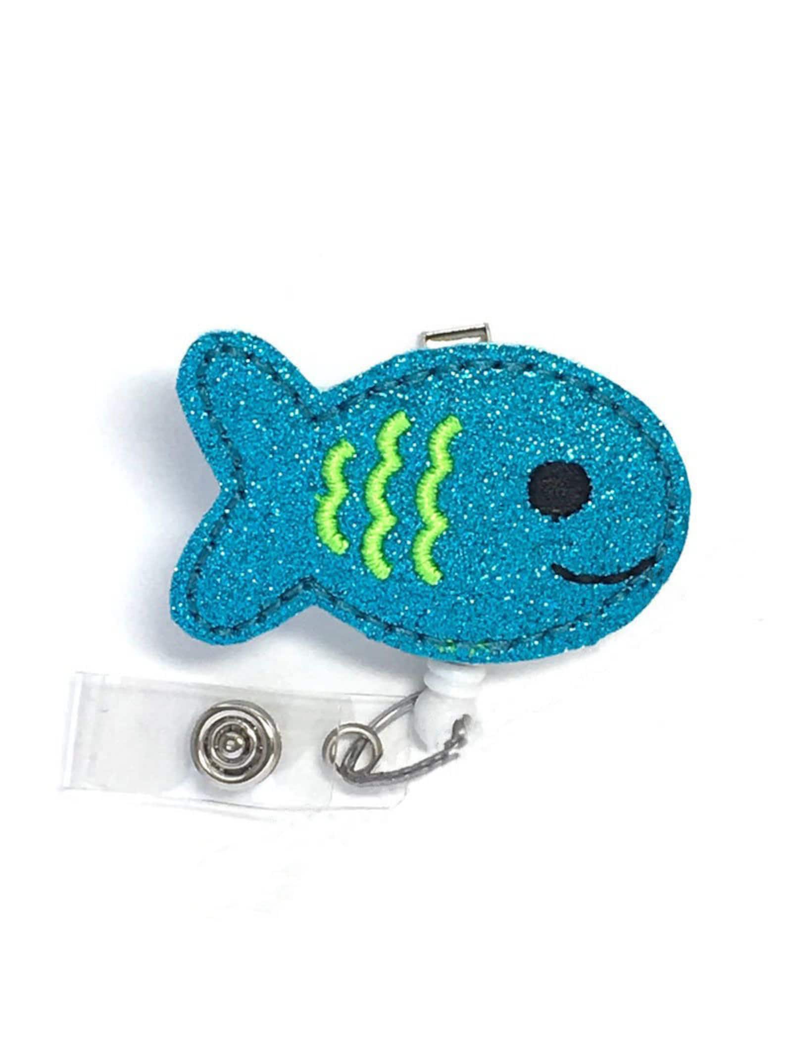 Nurse Badge Reel Fish Badge Reel Badge Reel RN Badge Reel - Etsy