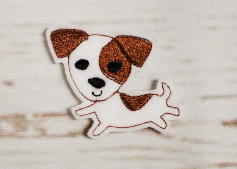 Jack Russell Feltie, Puppy Feltie, Dog Feltie, Animal Felties, Pet ...