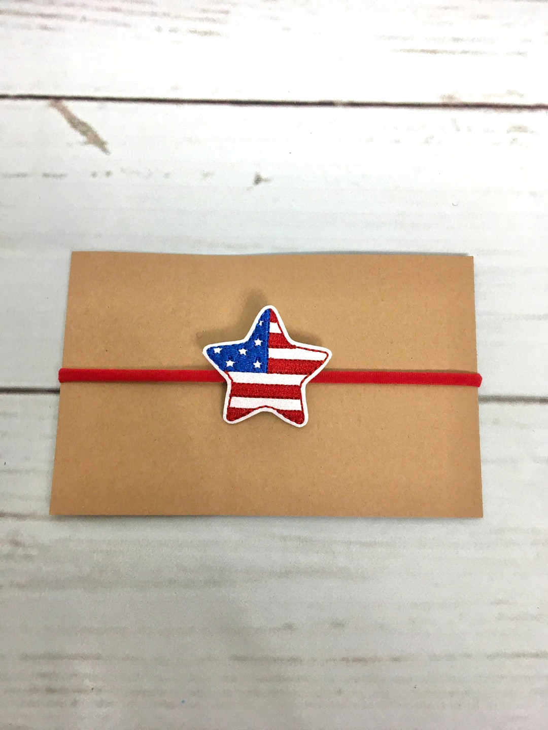 American Flag Headband, USA Flag Nylon Baby Headband, Patriotic ...