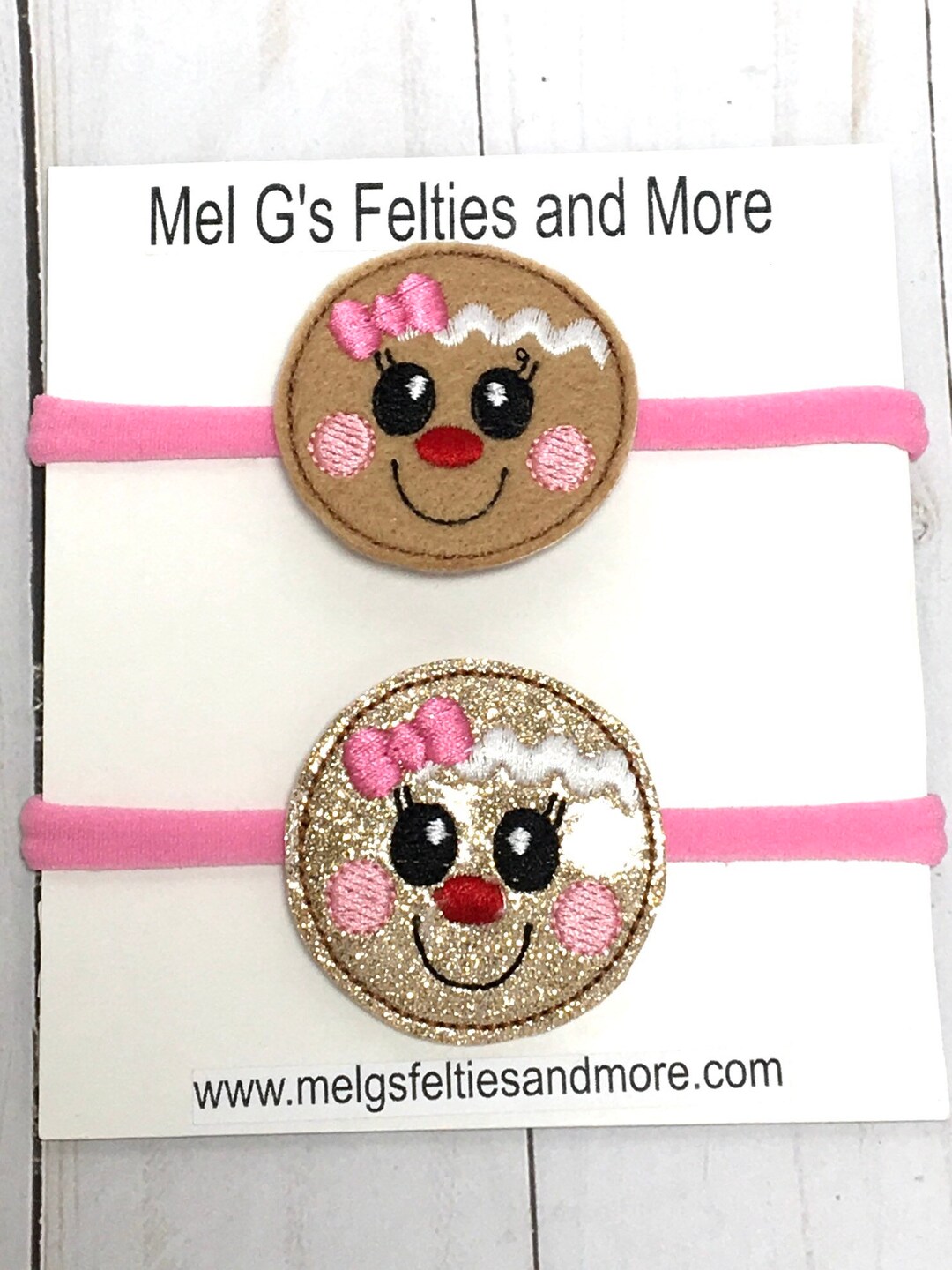 Gingerbread Headband, Christmas Nylon Headband, Winter Headband, Nylon ...