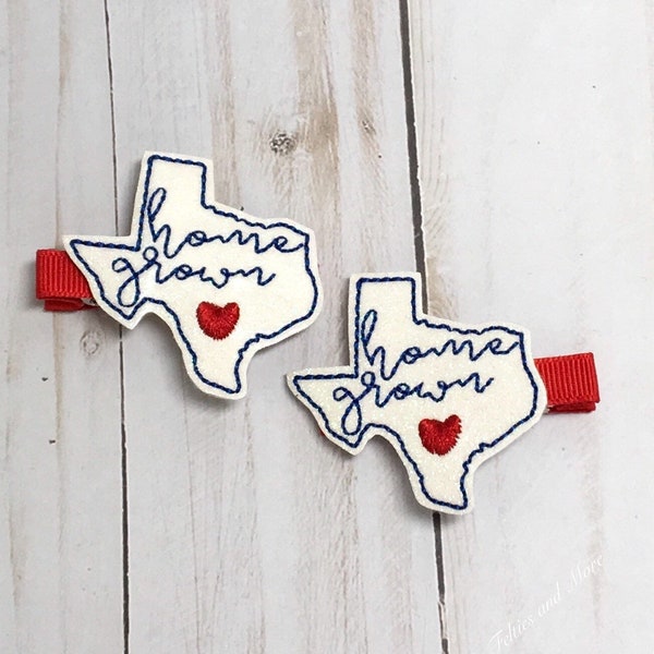 Texas Hair Clips - Etsy