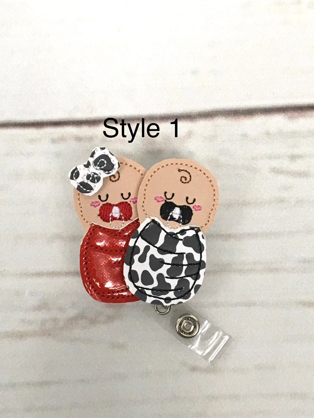 Western Baby Badge Reel, Burrito Baby Badge Reel, Labor and Delivery ...