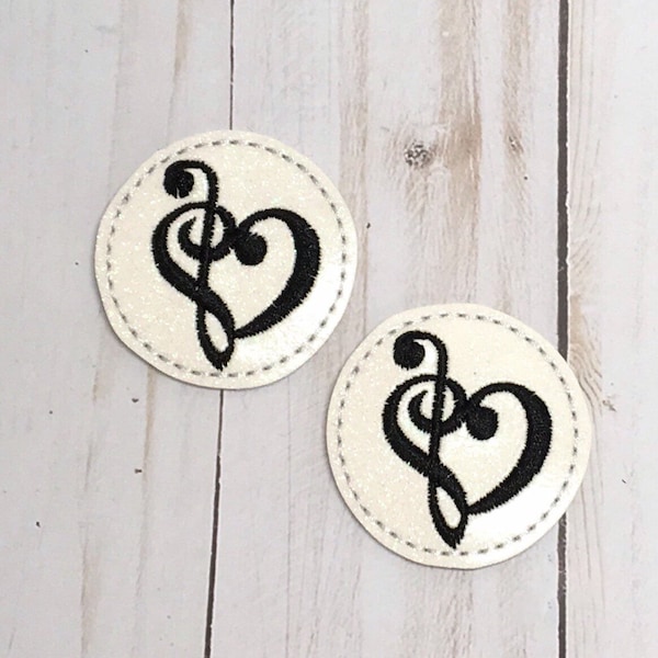 Music Notes Applique - Etsy