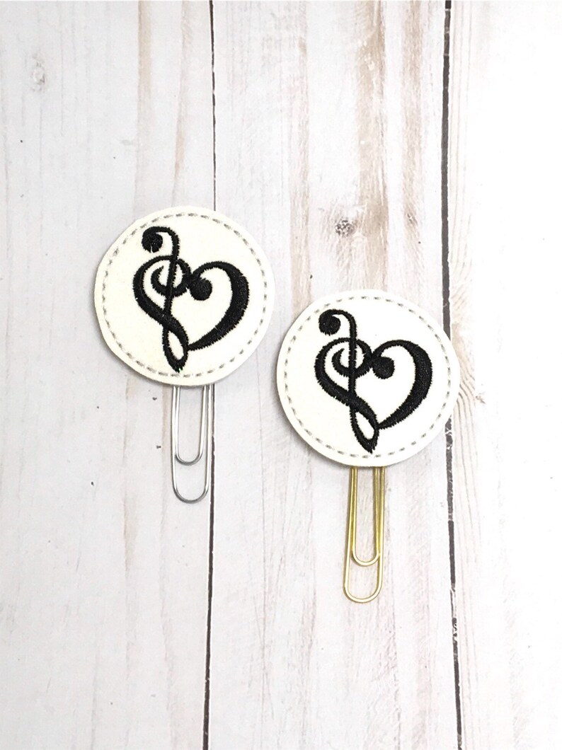 Music Planner Clip, Music Paper Clip, Music Note Planner Clip, Music ...