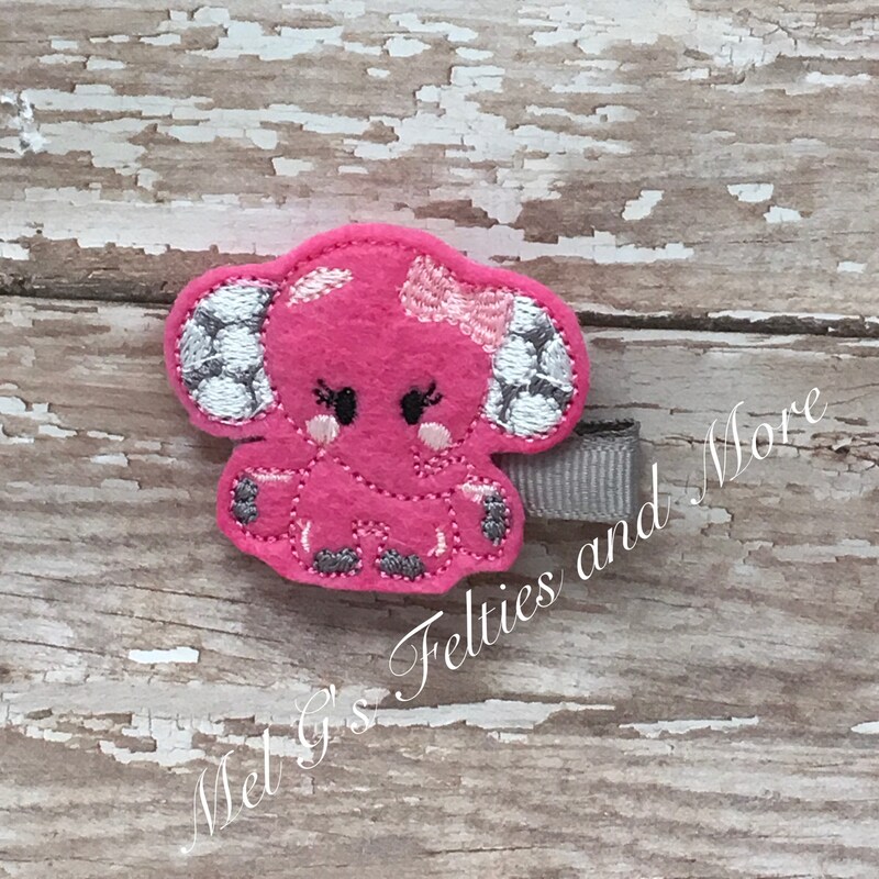 Elephant Hair Clip - Etsy