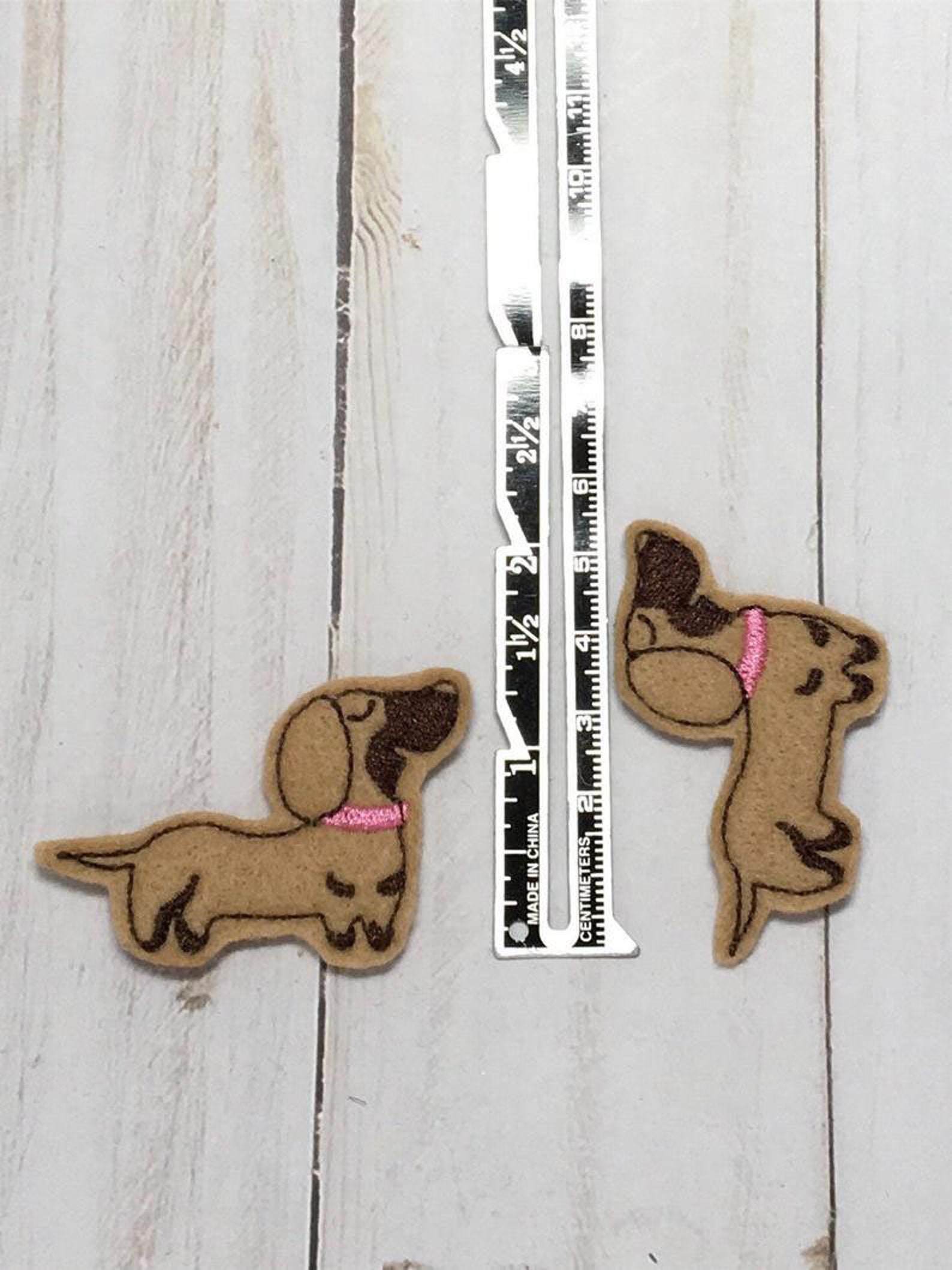 Dachshund Feltie, Weiner Dog Feltie, Dog Feltie, Animal Feltie, Dog ...