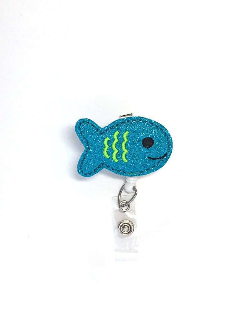 Nurse Badge Reel Fish Badge Reel Badge Reel RN Badge Reel - Etsy