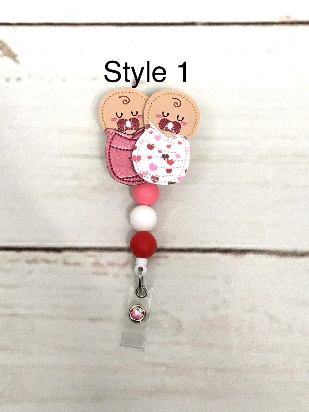 Labor and Delivery Nurse Badge Reel, Swaddled Baby Badge Reel, Neonatal ...