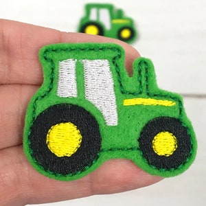 Tractor Feltie, Tractor Felties, Farm Tractor Feltie, Embroidered ...