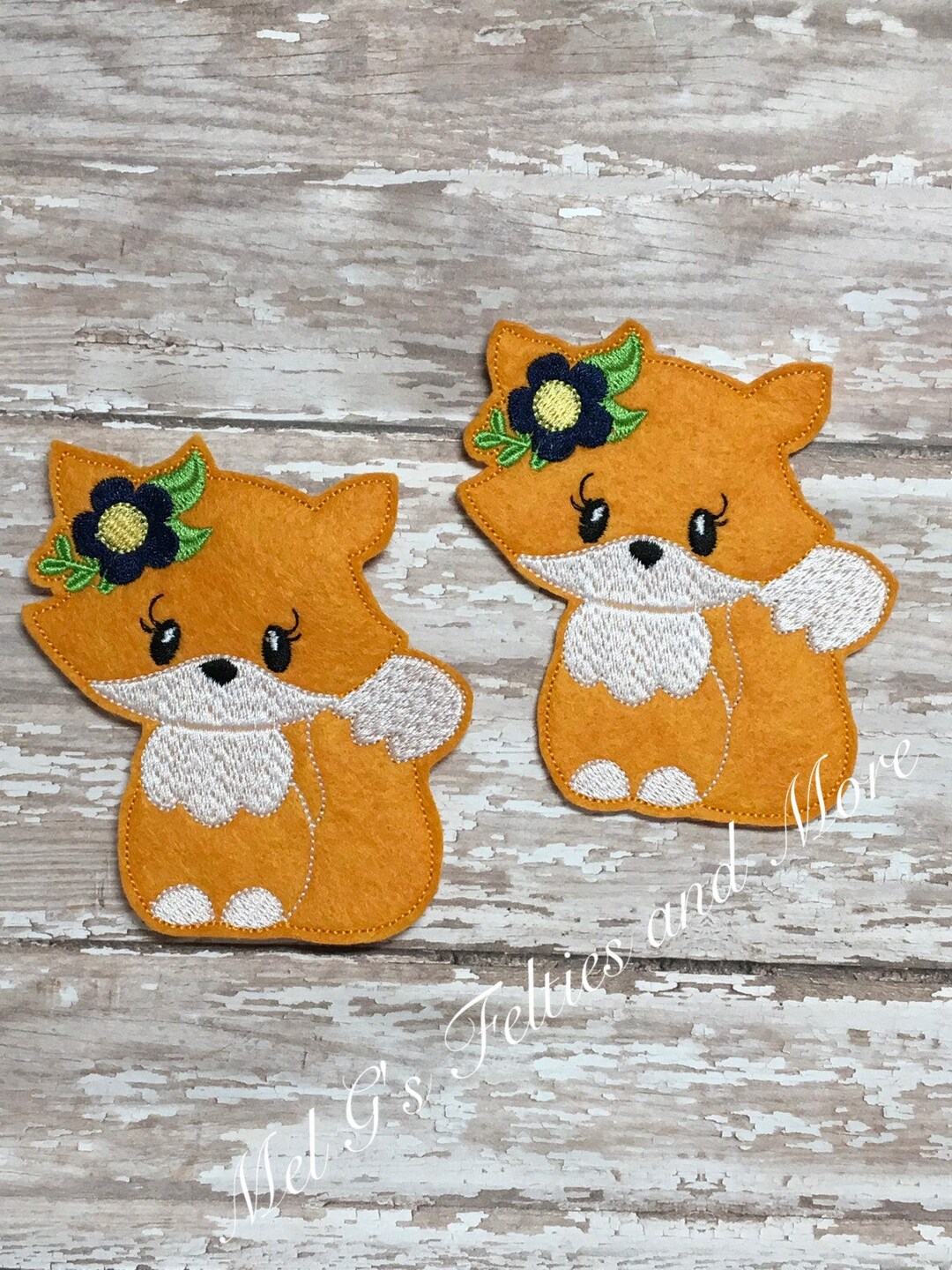Fox Feltie, Fox Felties, Animal Feltie, Animal Felties, Woodland Animal ...