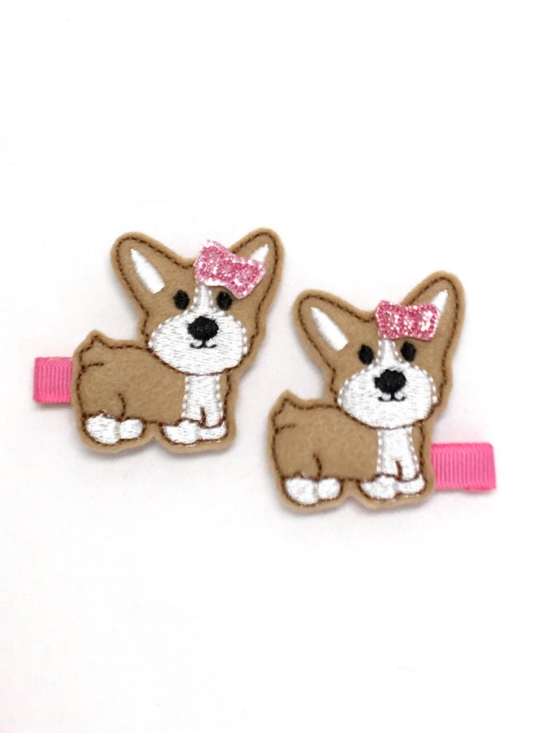Corgi Hair Clip, Corgi Hair Bow, Dog Hair Clip, Dog Hair Bow ...