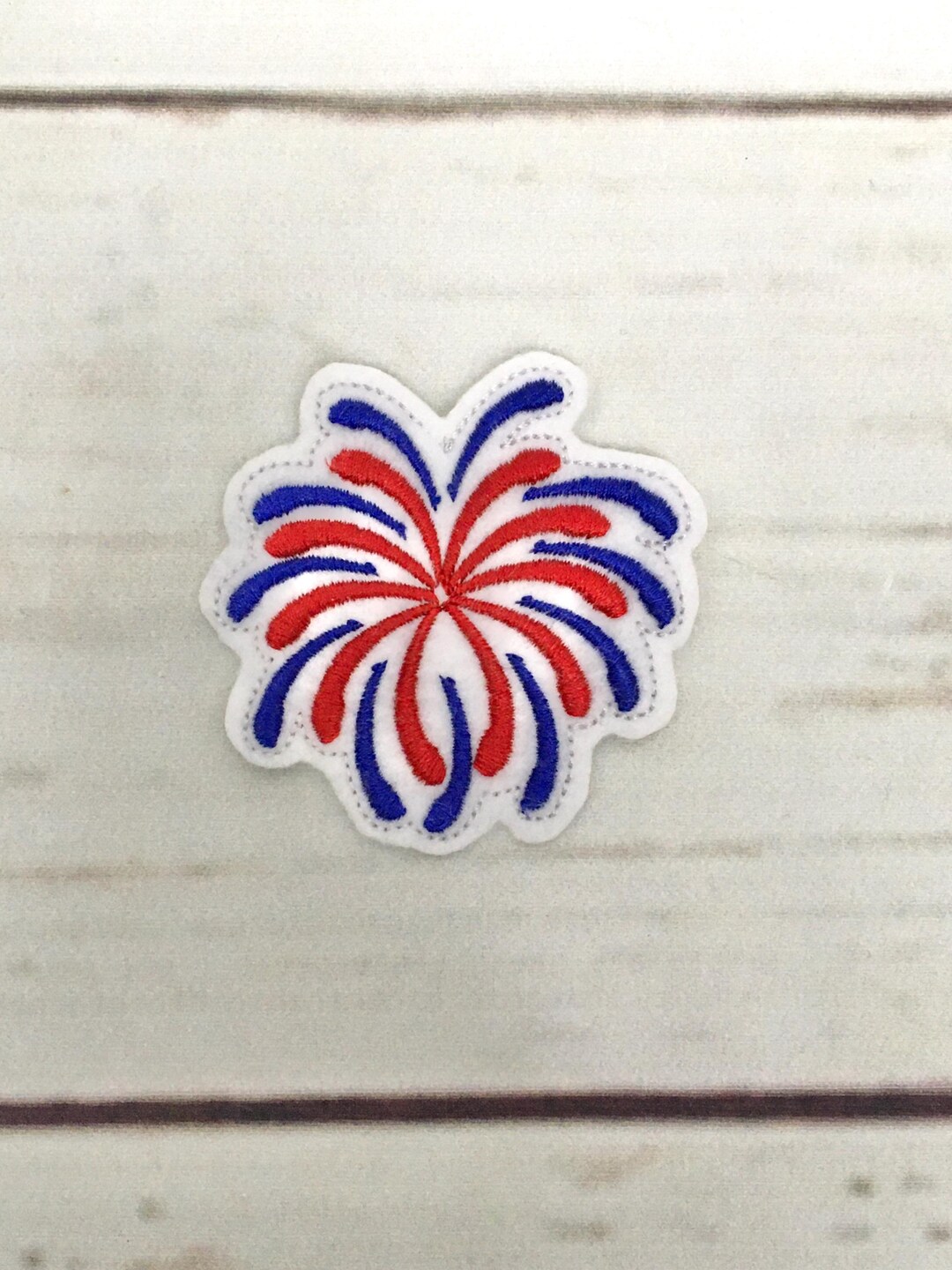 Firework Patch, Fireworks Iron on Patch, 4th of July Sew on Patch ...