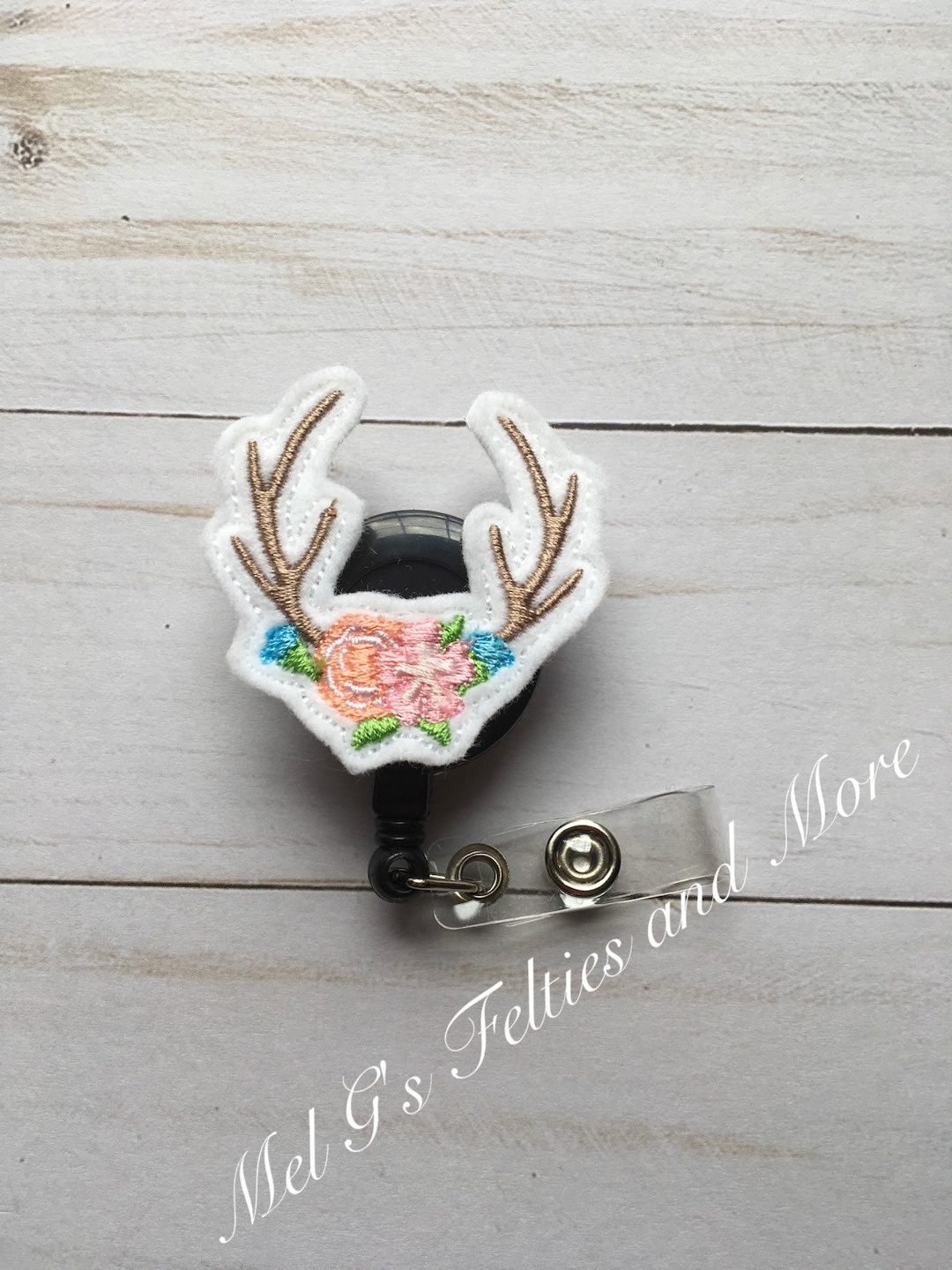 Antler Badge Reel, Badge Topper, Nurse Badge Reel, RN Badge Reel ...