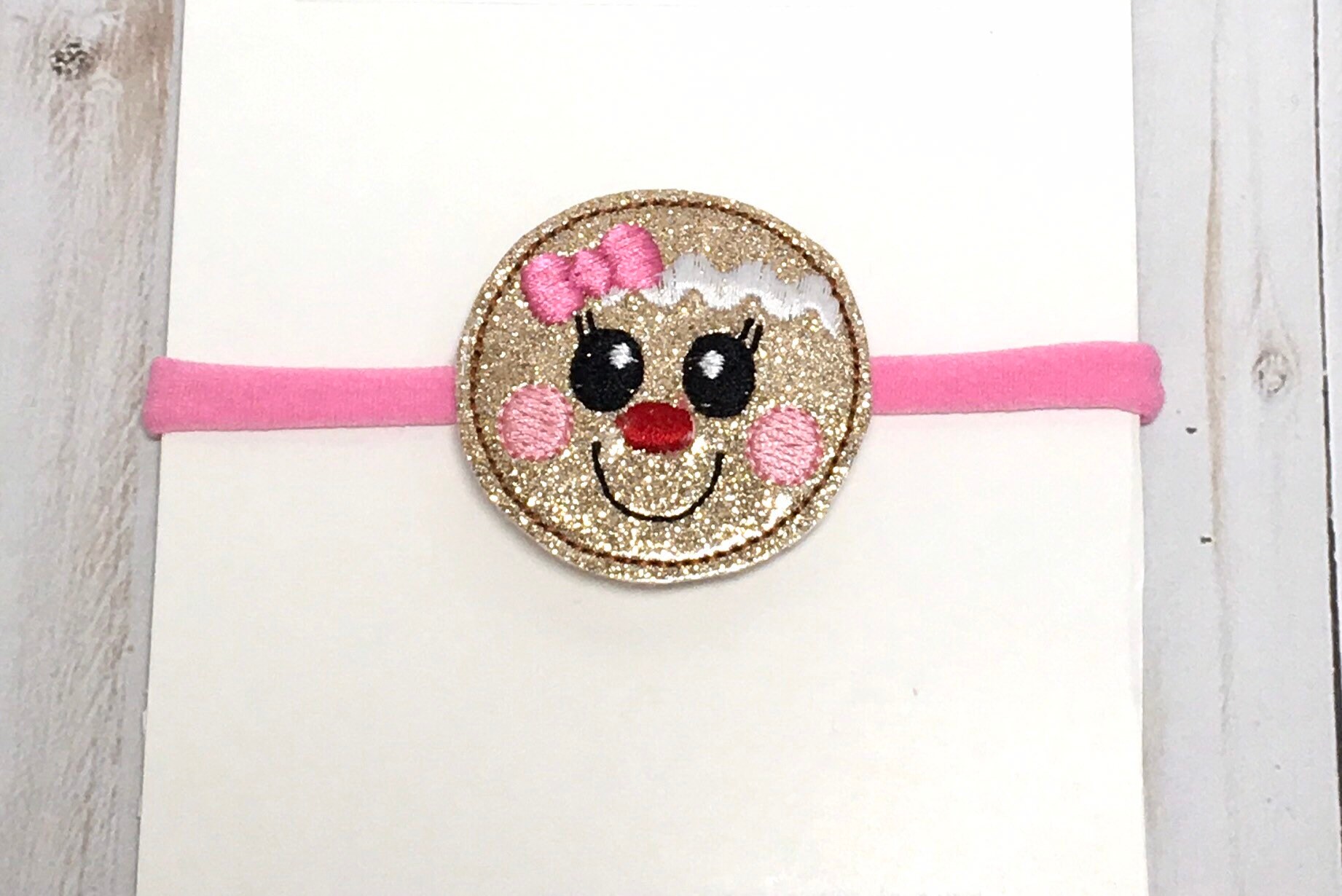 Gingerbread Headband Christmas Nylon Headband Winter - Etsy