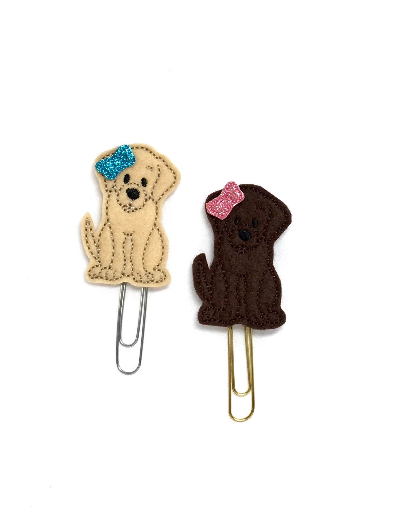 Labrador Planner Clip Lab Paper Clip Chocolate Lab Planner - Etsy