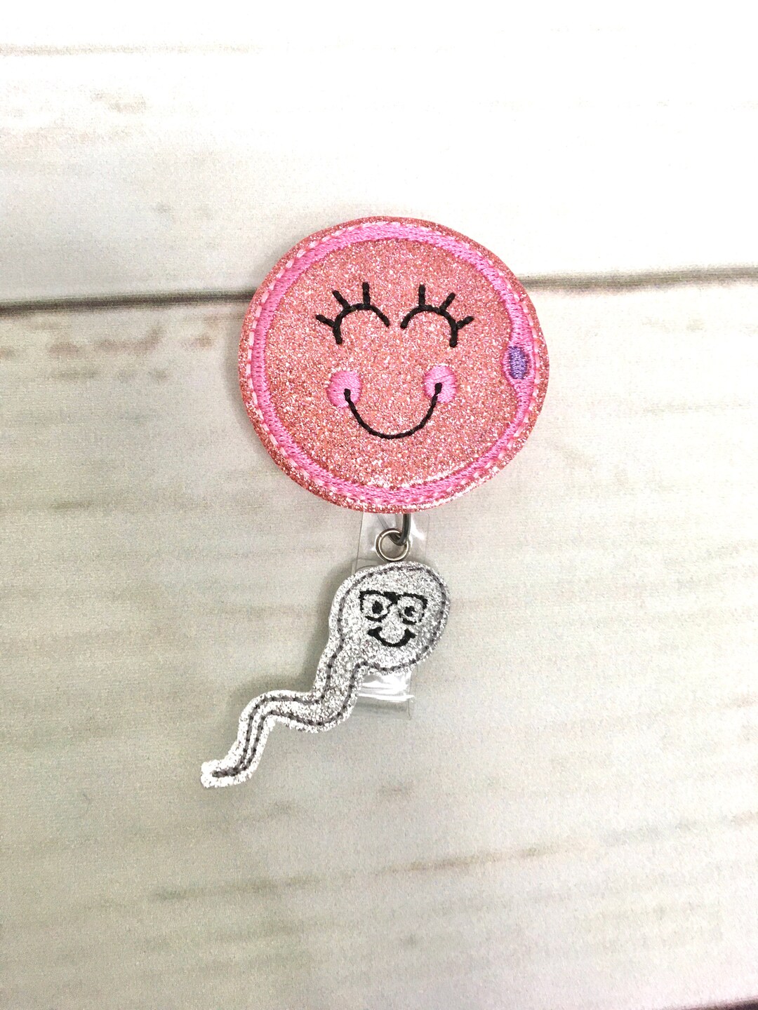 Egg Badge Reel, Sperm Badge Reel, OBGYN Badge Reel, Fertility Badge ...