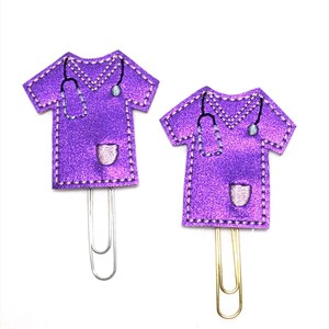 Scrub Top Planner Clip, Scrub Top Paper Clip, Scrubs Paper Clip ...