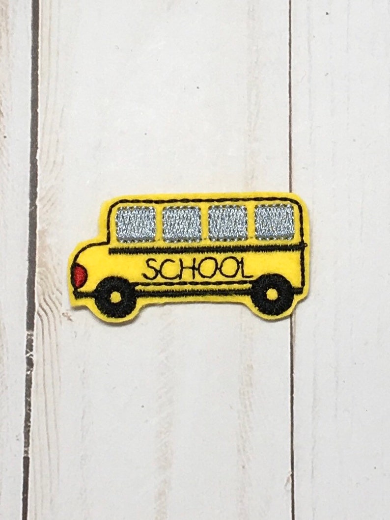 School Bus Feltie School Felties Felt Embellishments School - Etsy