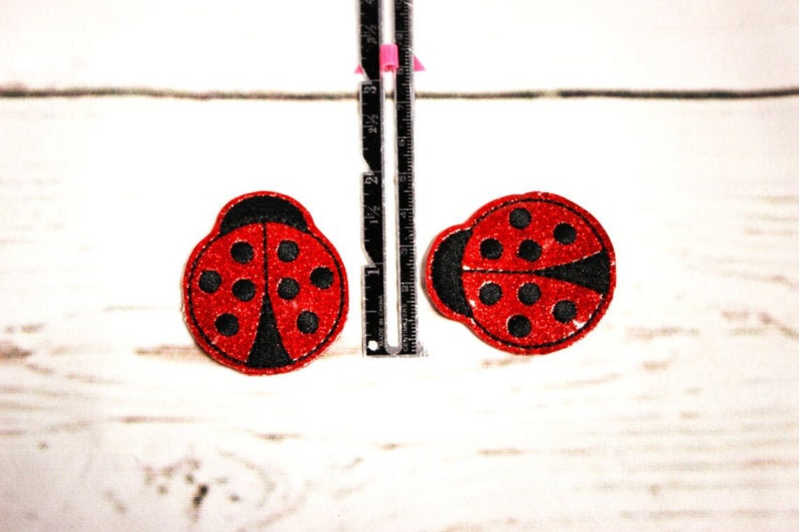 Ladybug Hair Clip Ladybug Hair Bow Garden Hair Clip Toddler - Etsy