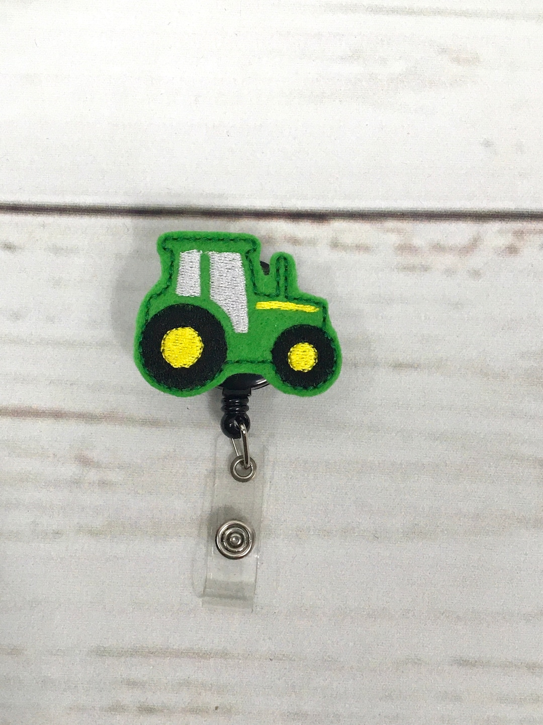 Tractor Badge Reel, Tractor Badge Holder, Badge Reel Topper, Nurse ...