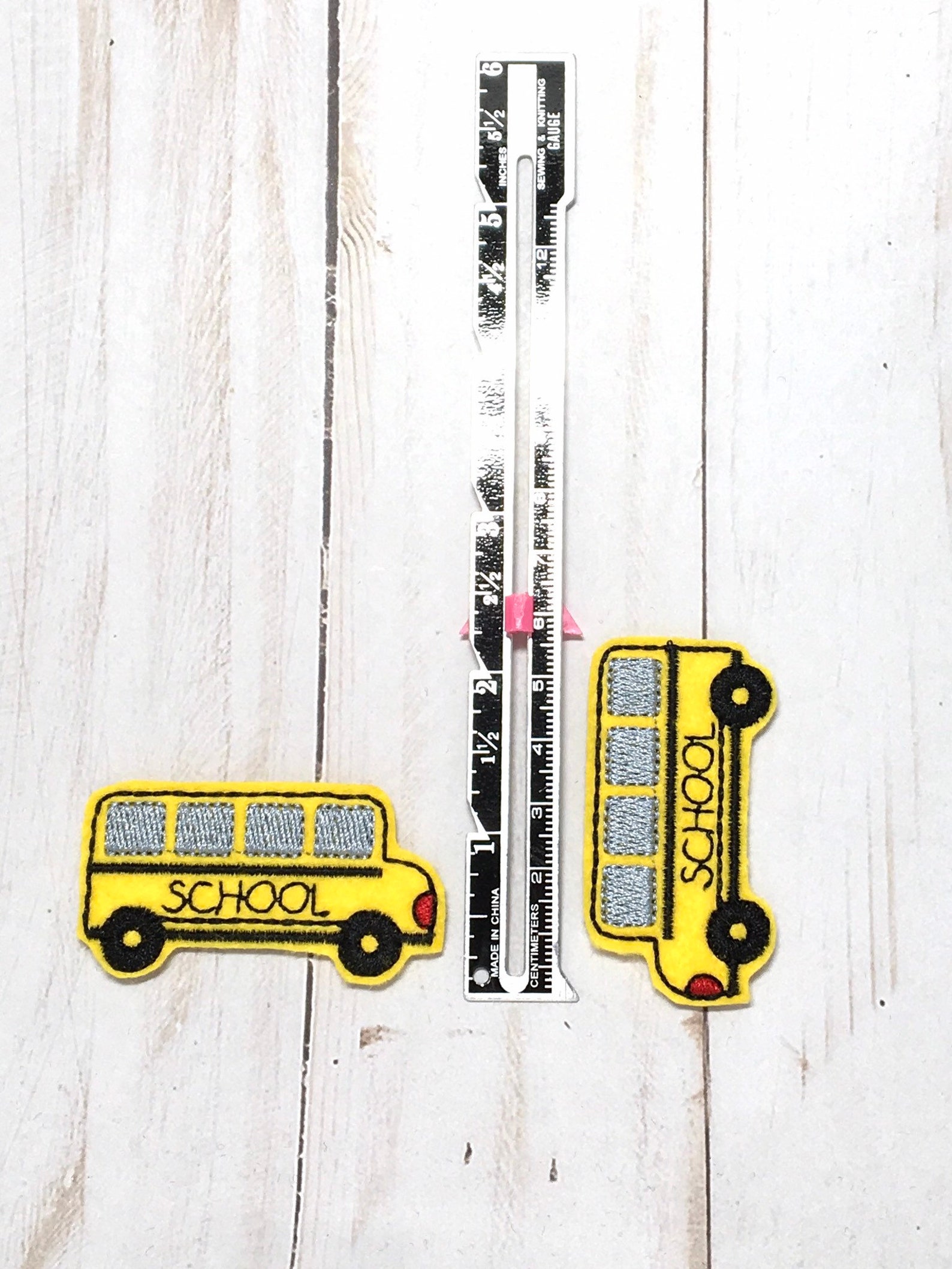 School Bus Planner Clip, Back to School Planner Clip, School Bus Paper ...