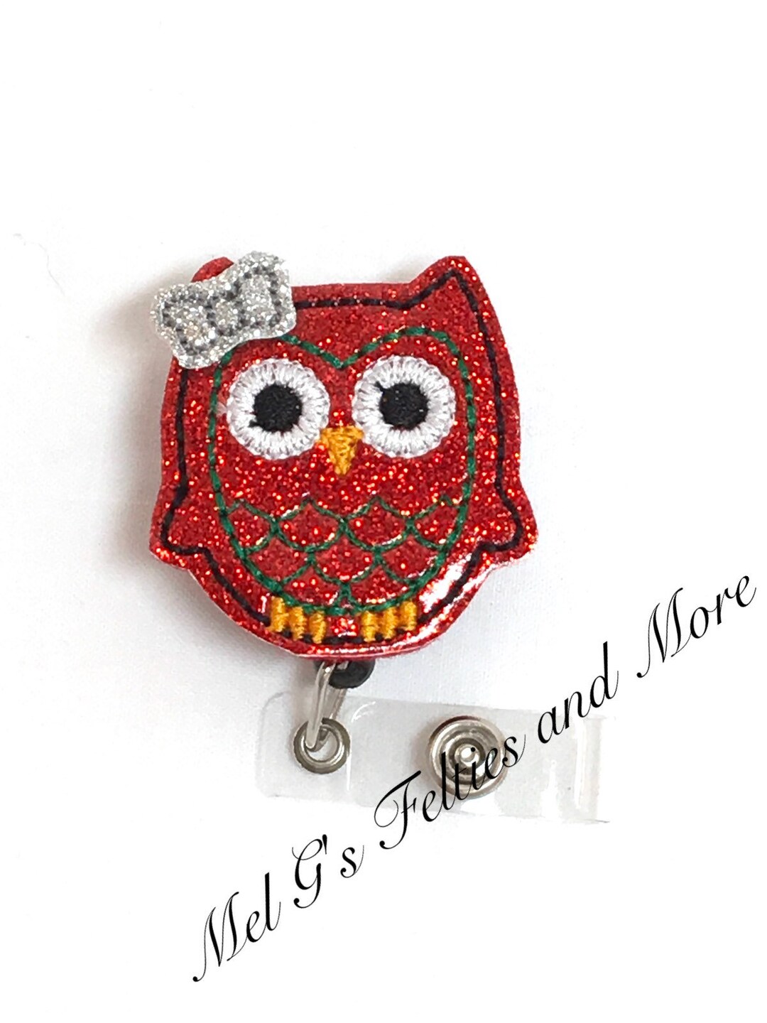 Owl Badge Reel, Badge Reel, Nurse Badge Reel, Christmas Badge Reel, RN ...