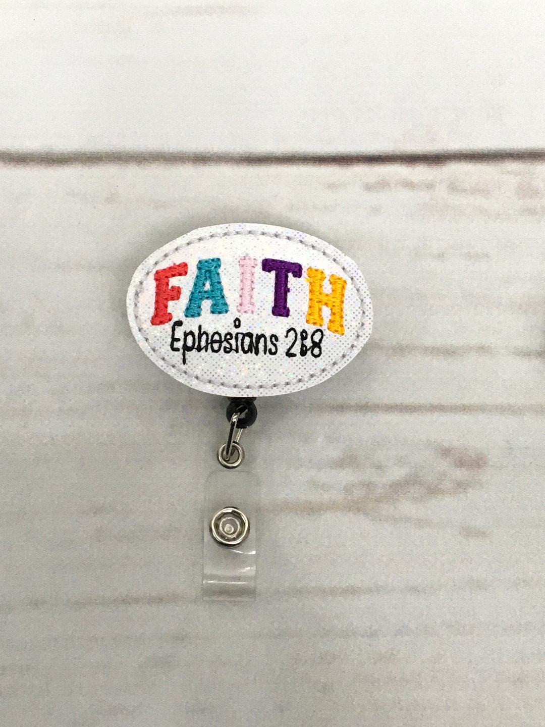 Faith Badge Reel, Inspiration Badge Reel, Glitter Nurse Badge Reel ...