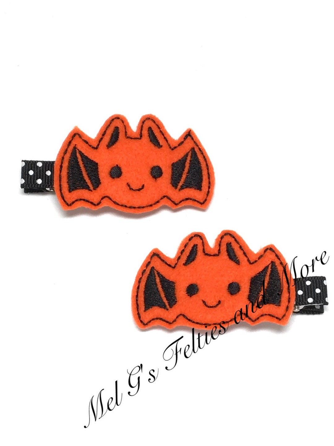 Bat Hair Clip, Bat Hair Bow, Hair Clip, Halloween Hair Clip, Halloween ...