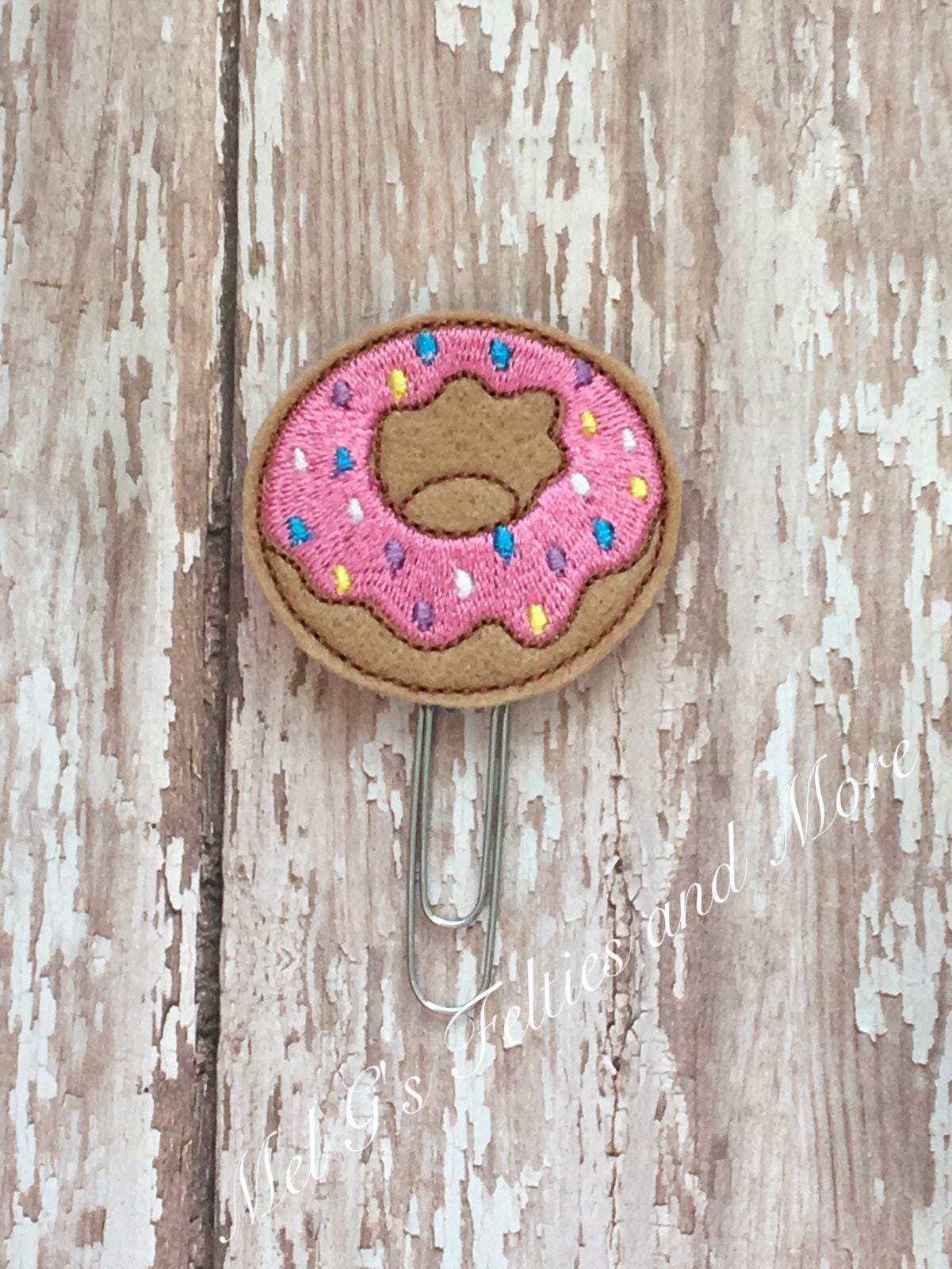 Donut Planner Clip Donut Paper Clip Food Planner Clip Paper - Etsy