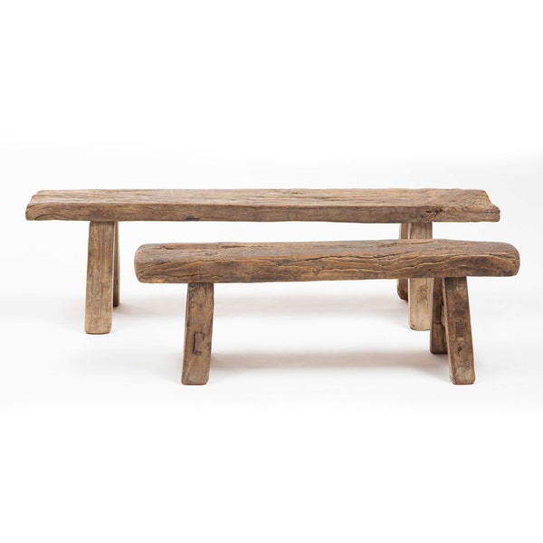Country Wood Bench - Etsy