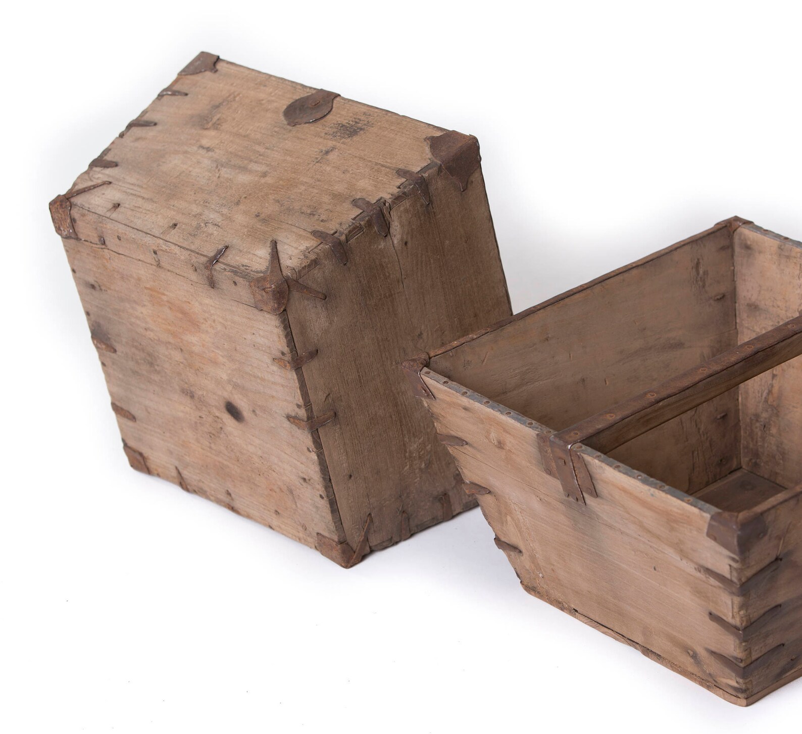 Old Wooden Chinese Rice Container Vintage Basket Antique | Etsy