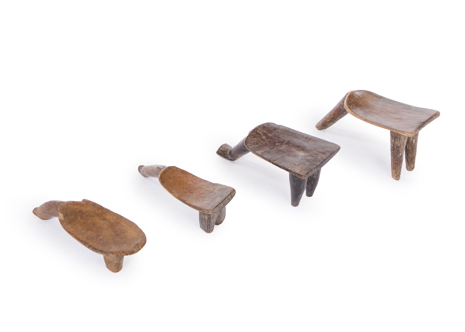 Authentic Lobi Stools From Burkina Faso - Original Antique African Lobi ...