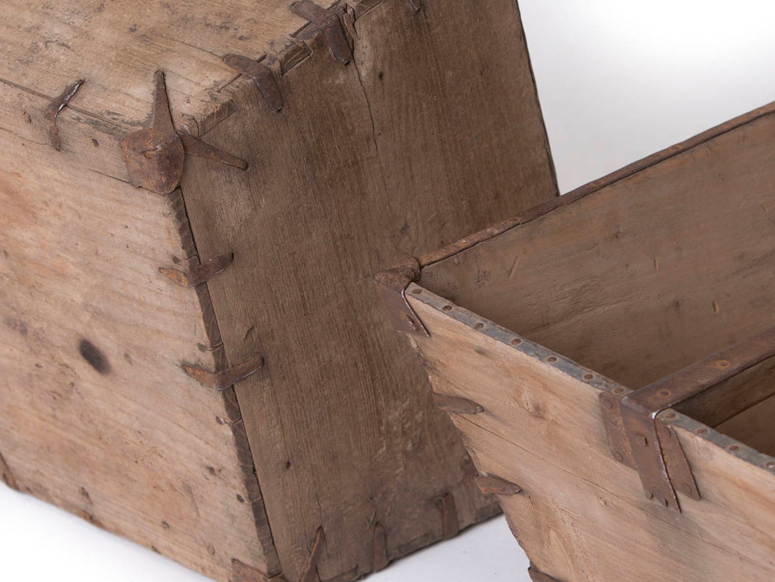 Old Wooden Chinese Rice Container Vintage Basket Antique | Etsy