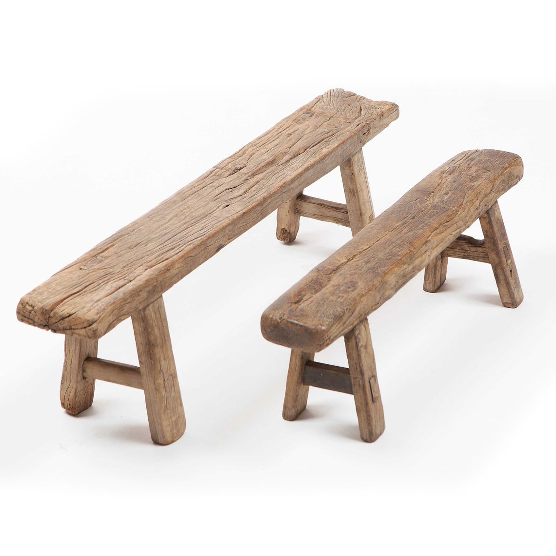 Antique Chinese Small Wooden Bench Old Unique Wooden Bench - Etsy