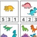 Dinosaur Themed Count and Clip Cards - Etsy