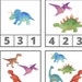 Dinosaur BUNDLE Themed Flashcards, Count and Clip Cards, Word Cards and ...
