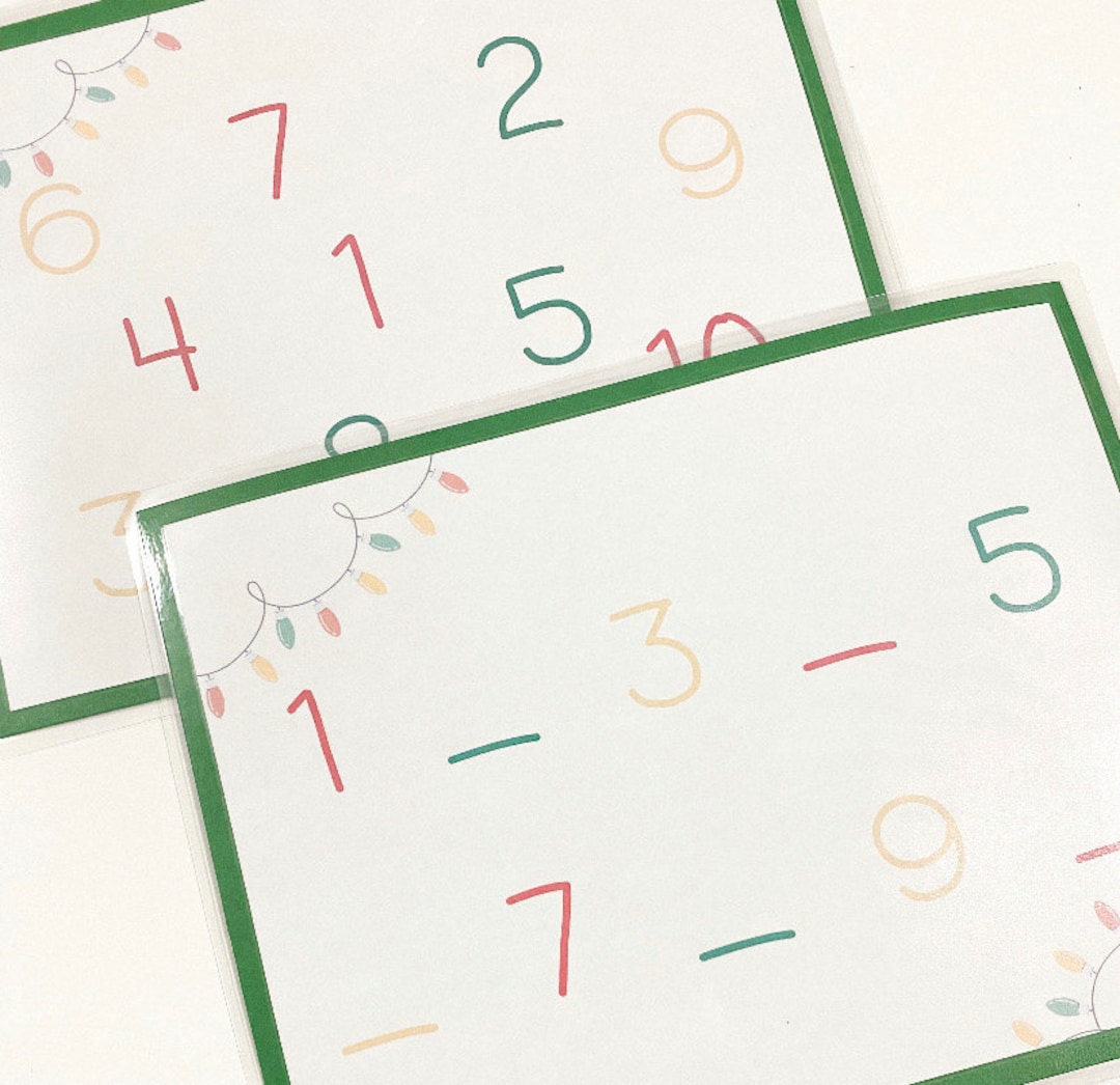 Number Mat - Number Poster - Numbers 1-10 - Etsy