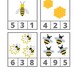 Bumble Bee Themed Count and Clip Cards - Etsy