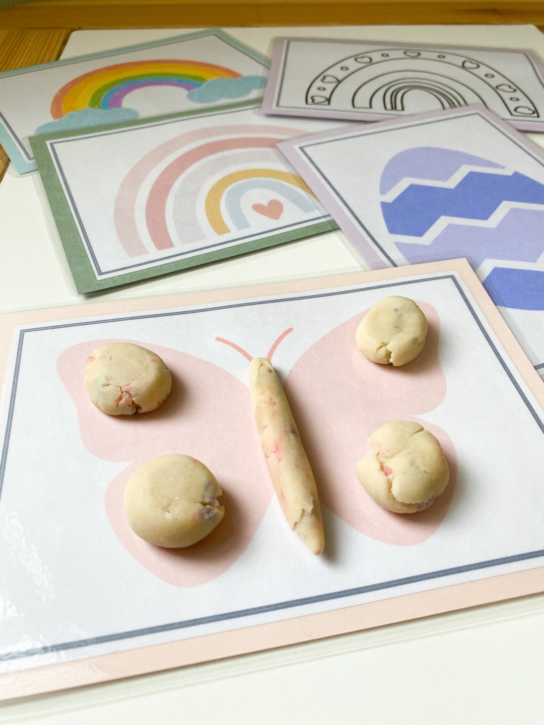 Spring Playdough Mats - Playdough Activity Cards - Etsy