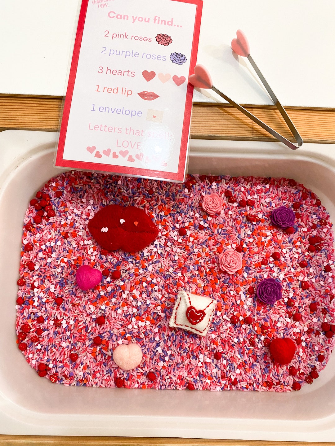 I Spy Sensory Kit for Valentines Day Valentines Day Sensory Kit - Etsy