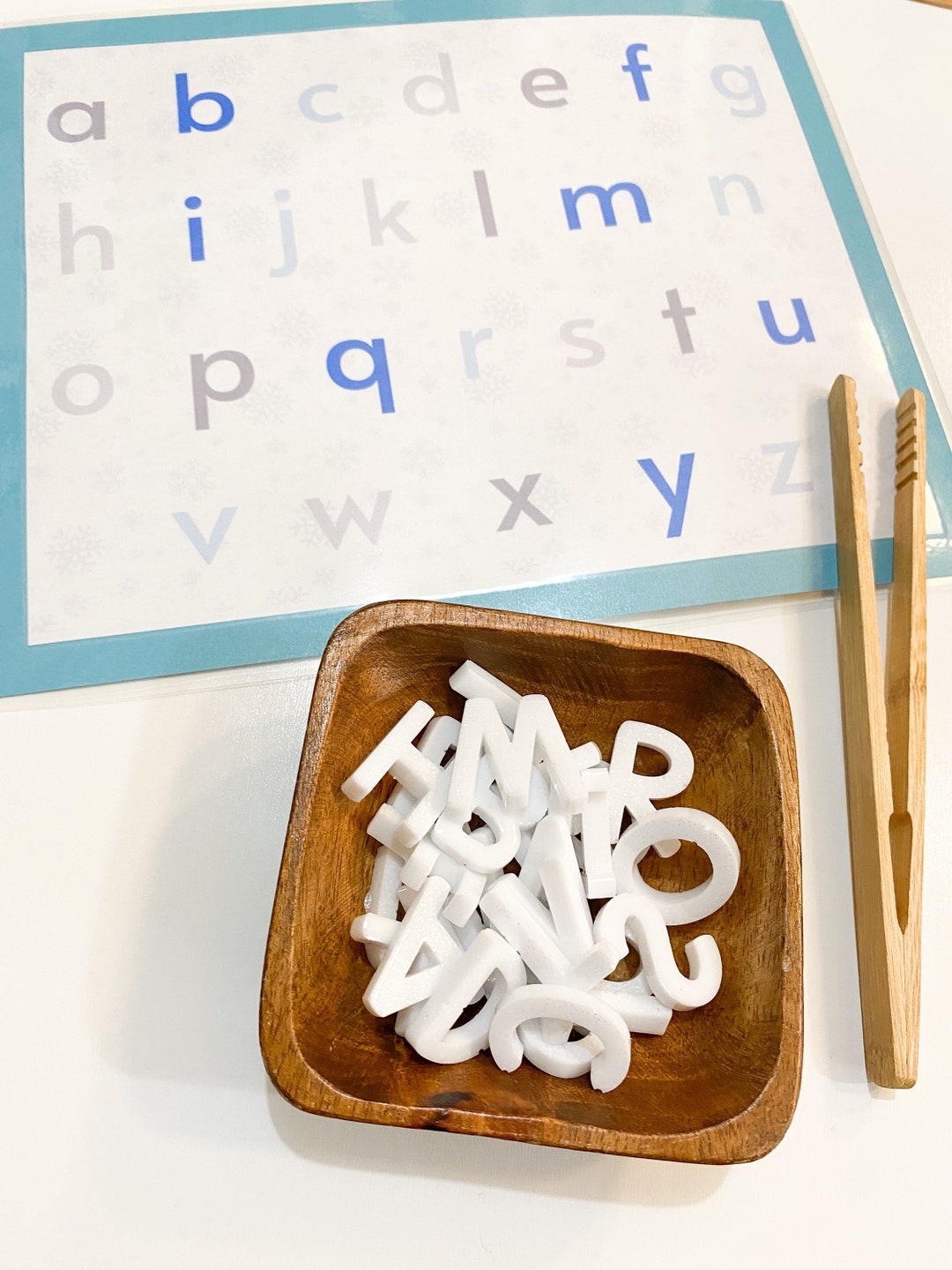 Alphabet Mat - ABC Poster - Uppercase and Lowercase Set - Etsy