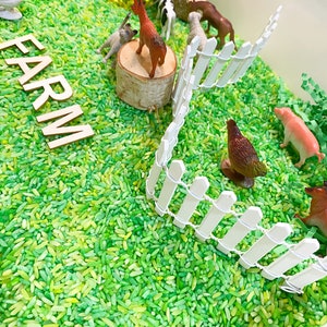 Farm Animals Sensory Kit Learning Activity Math and Literacy Farm ...